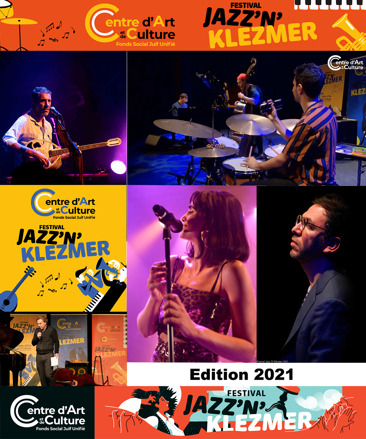 Centre d'Art et de Culture Juive - Jazz'N'Klezmer 2021 c'est fini ...
